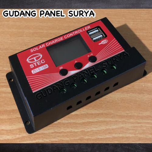 Jual Solar Charge Controller 10a PWM Dual USB 10A 12V 24V - Jakarta ...