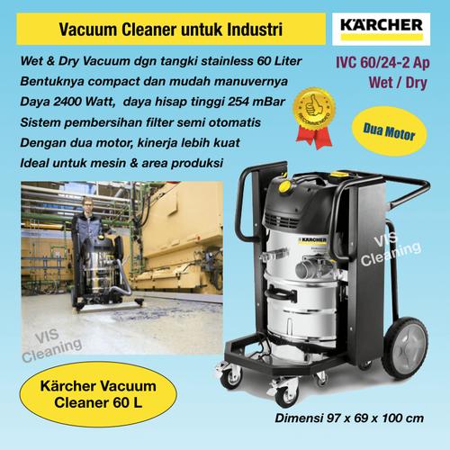 Jual Industrial Vacuum Cleaner Karcher IVC 60/24-2 Ap (60 Liter ...