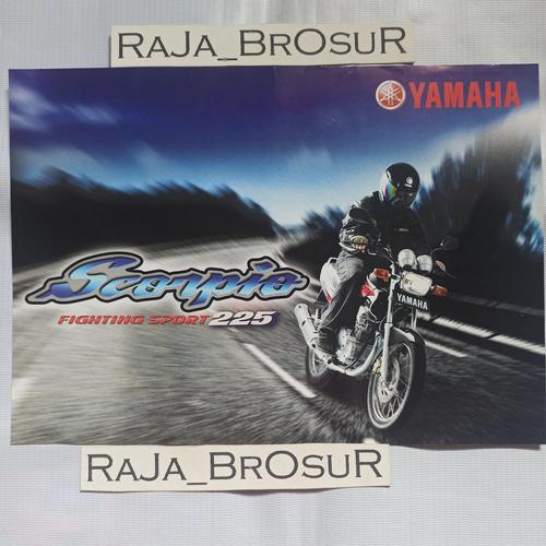 Jual Poster brosur katalog flyer jadul lawas Yamaha Scorpio 225 Steko ...