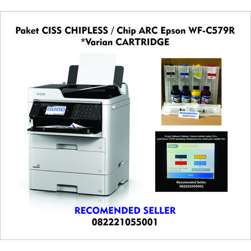 Jual Printer EPSON WorkForce WF-C579r C 579r Komplit Chipless siap ...