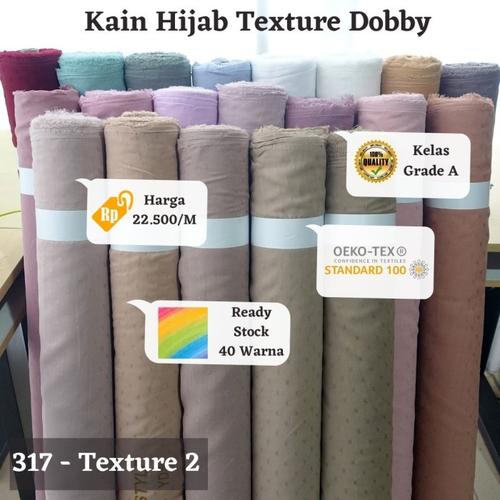 Jual Kain Hijab Texture Dobby -317 Texture 2 (per 1.15 meter) - Kab ...