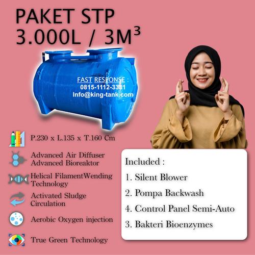 Jual Instalasi Pengolahan Air Limbah IPAL STP 3M3 - Kab. Tangerang ...