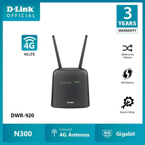 Jual D-Link Modem 4G LTE Wireless N300 Router DWR 920 - Kota Surabaya ...