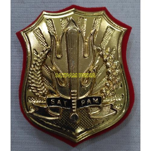 Jual Kewenangan Satpam Tumpuk Gold - Lencana Satpam Tumpuk Gold ...