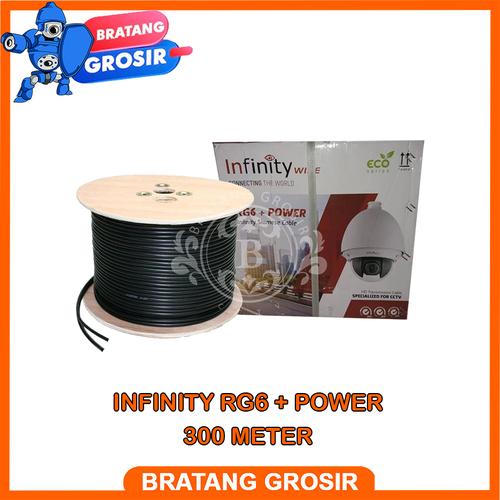 Jual KABEL RG6 + POWER INFINITY 300 METER - Kab. Sidoarjo - BRATANG ...