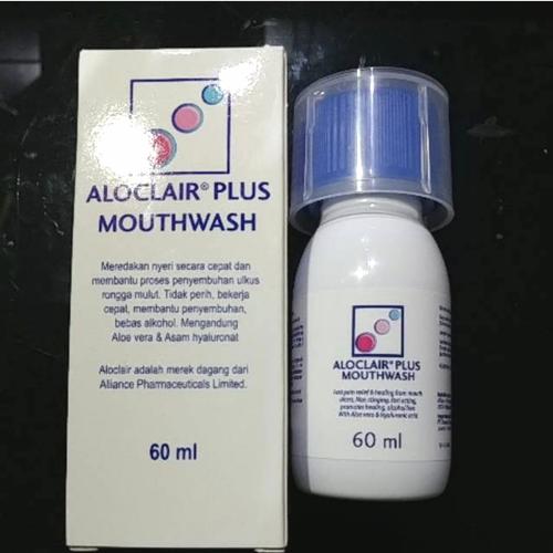 Jual Aloclair Plus Oral Rinse Mouthwash 60 ml obat sariawan luka mulut ...