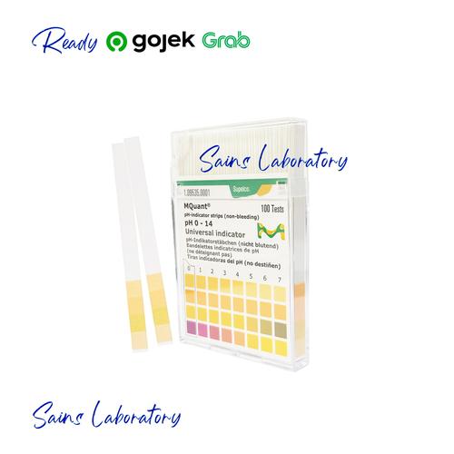 Jual Indikator Universal Merck pH 0-14 Indicator Paper Strip Per 1 Lbr ...