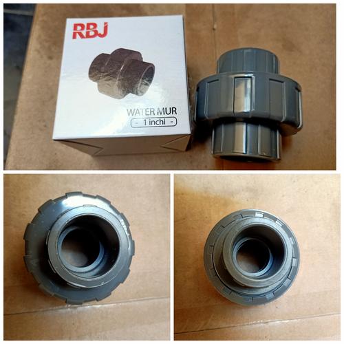 Jual WATERMUR WATER MUR PVC 1" INCH POLOS TANPA DRAT RBJ UNION SOCK ...