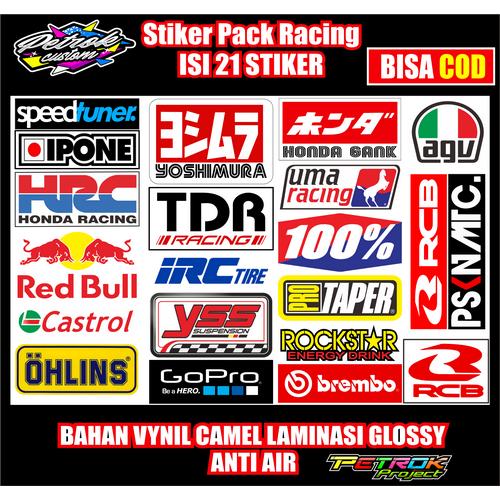 Jual Stiker Pack Sponsor Racing Honda gank Protaper Tdr Yss Anti Air ...