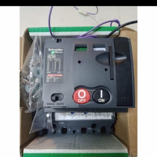 Jual MCCB BREAKER SCHNEIDER NSX100F 4P 80A KOMPLIT MOTORIZED UVT AUX ...