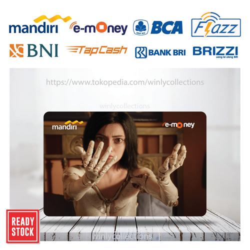Jual Kartu Etoll Emoney BNI BCA BRI Edisi Movie Alita Battle Angel - 1 ...