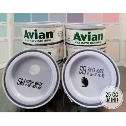 Jual CAT MINI BESI KAYU AVIAN 25 CC / CAT SINTETIK / CAT MINYAK AVIAN ...
