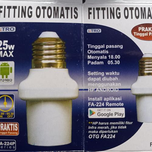 Jual Fitting otomatis timer lampu ON jam18.00 dan OFF 05.30 fiting ...