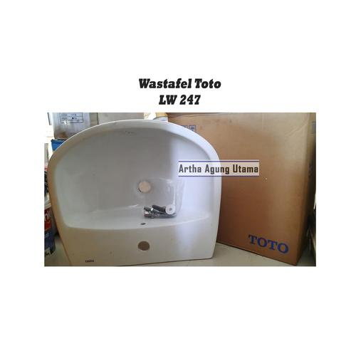 Jual Wastafel / Washtafel Gantung Tembok Toto LW 247 CJW/F & LW 246 JW ...