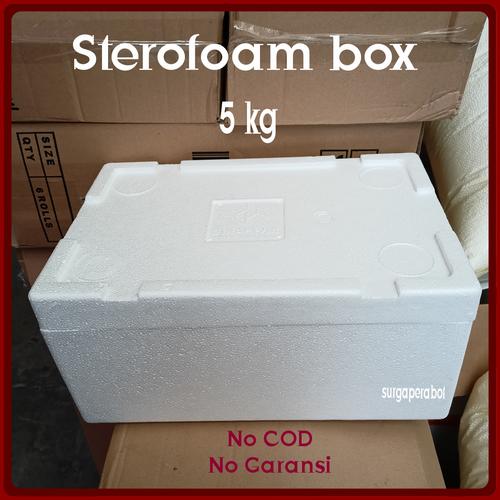 Jual Box Styrofoam 5kg Packing Ikan Beku Sterofoam Prozen Food sterofom ...