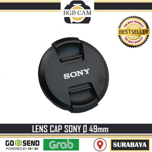 Jual Lens cap Kamera Sony diiameter 49mm / Tutup Lensa 49 mm for Fix ...