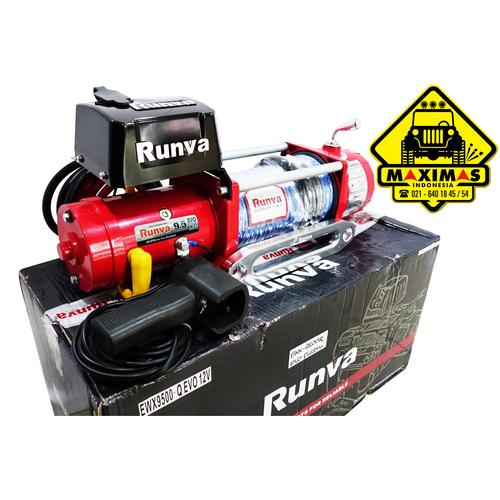 Jual Runva EWX-9500-Q EVO Synthetic Rope (4,3 ton) SUPER High Speed ...