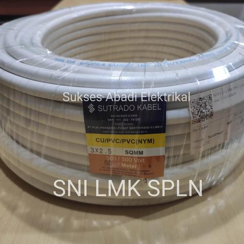 Jual KABEL TUNGGAL NYM 3X2.5 3 X2,5 SUTRADO SNI SETARA ETERNA SUPREME ...