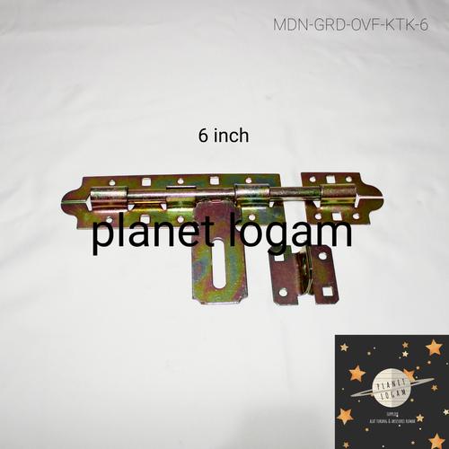 Jual Grendel Slot Pintu Gudang Besi Overfall Kotak OCP Uk. 6" MDN - Kab ...