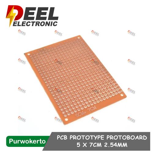 Jual PCB PROTOTYPE PROTOBOARD PCB MATRIX SINGLE SIDE VEROBOARD 5X7CM 2 ...