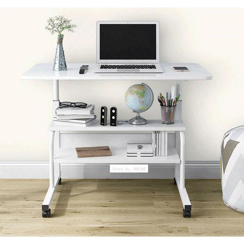 Jual Meja Rak Kerja Tulis Laptop Adjustable Stand Roda Meja Makan ...