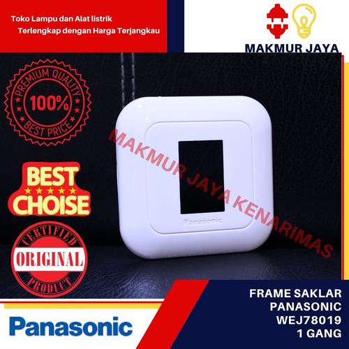 Jual Frame Saklar Panasonic WEJ78019/Saklar panasonic Engkel putih ...