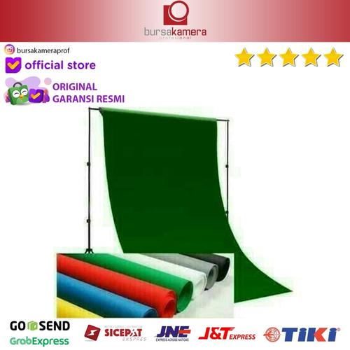 Promo BACKGROUND Greenscreen Zoom Gaming OBS / Back Ground Non Woven ...