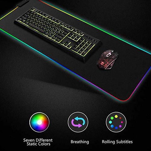 Jual Taplak Meja Tatakan Mouse Pad Gaming Mouse Pad dengan LED RGB ...