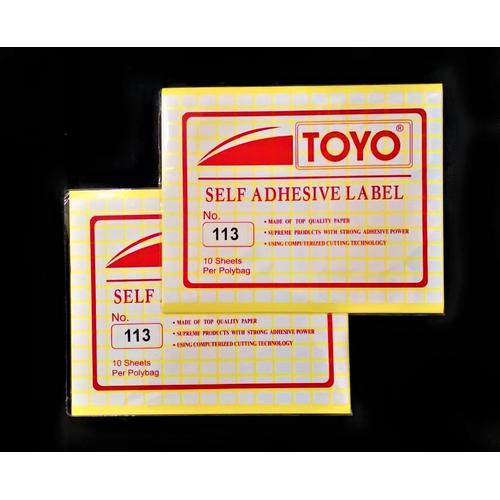 Jual LABEL NAMA STIKER NO. 113 ( 9 X 12 MM ) ISI 10 LEMBAR NAME LABEL ...