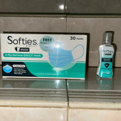 Jual softies daily mask 30 pcs 1 box - batik - Jakarta Utara ...