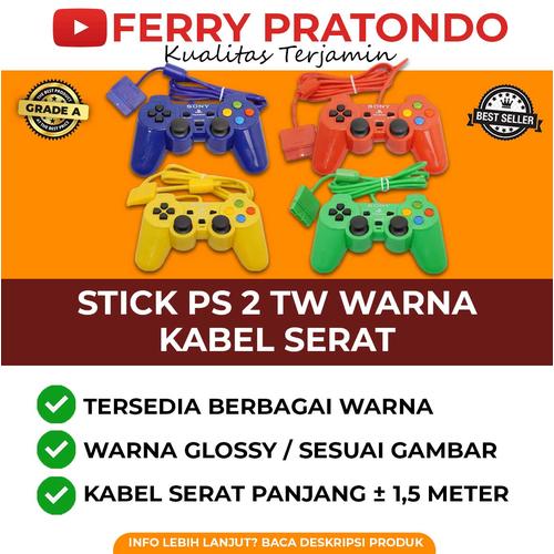 Jual STICK PS2 TW WARNA KABEL SERAT - Kuning - Kota Malang - Ferry ...