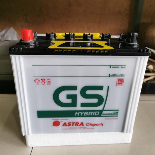 Jual AKI BATERAI MOBIL GENSET GS ASTRA HYBRID N50/48D26R/N 50 12V 50AH GRS - Kota Medan ...