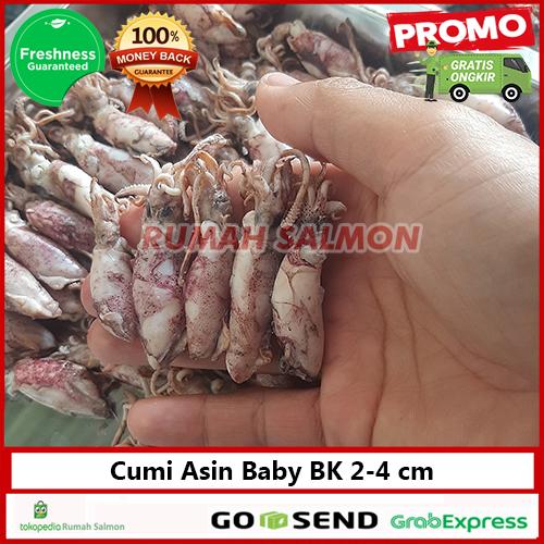 Jual Baby Cumi Kecil 1 kg / Baby Cumi Asin Basah / Ikan Asin - 150 gr ...
