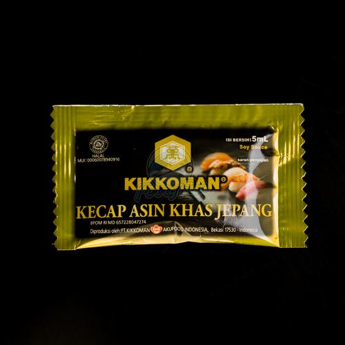 Jual Kikkoman Soy Sauce Sachet 5ml - Kecap Asin Khas Jepang Sachet 5ml ...