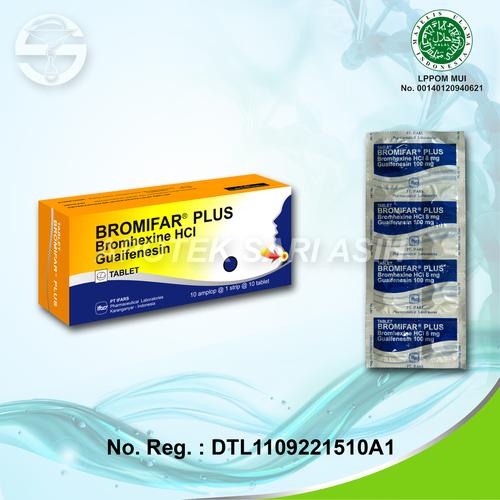 Jual BROMIFAR PLUS Tablet Ifars bromhexin obat batuk pengencer dahak ...