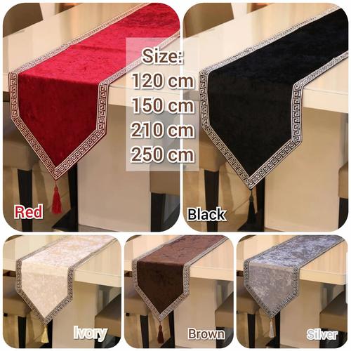 Jual Table Runner Belgi Gold Emas - Taplak Meja Panjang Shabby Chic ...