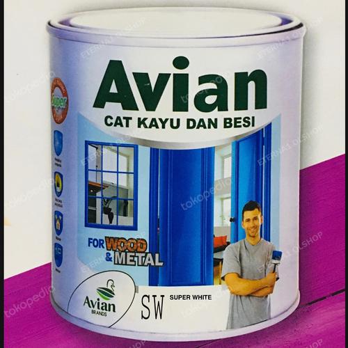 Jual Avian SW Super white 1kg Cat besi dan kayu Putih mengkilat - Kota ...