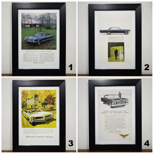 Jual Iklan BUICK PONTIAC IMPERIAL Vintage. Pajangan Poster Mobil Antik ...