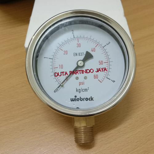 Jual Pressure Presure Gauge Raket Stainless 6 inchi 4 bar / kg - Jakarta Barat - Duta Partindo ...