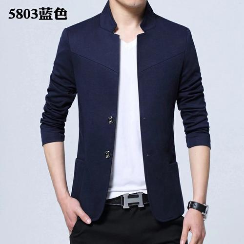 Jual Jaket Blazer Semi jas Pria Terbaru - biru navy, S - Kab. Garut ...