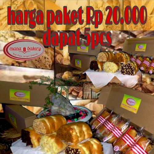 Jual mana bakery roti roll - kacang, kardus - Kota Tangerang Selatan ...