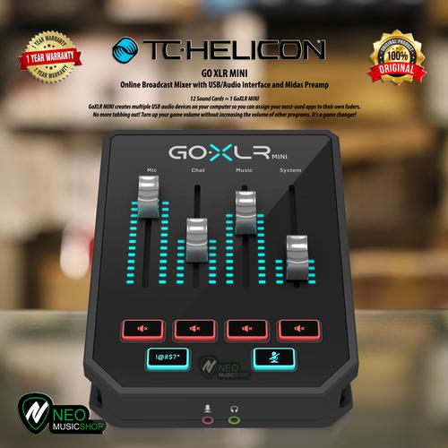 Jual TC HELICON GO XLR MINI Online Broadcast Mixer with USB/Audio ...