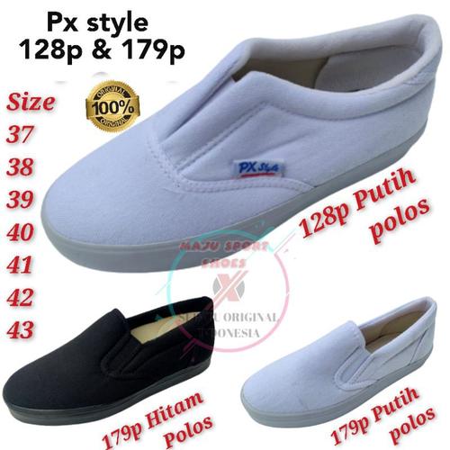 Jual SEPATU SLIP ON PX STYLE PUTIH / PABRIK / FARMASI / KUNGFU - px ...