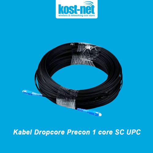 Jual Kabel Fiber Optik Dropcore Dropwire Precon 1 core 120 meter SC UPC ...