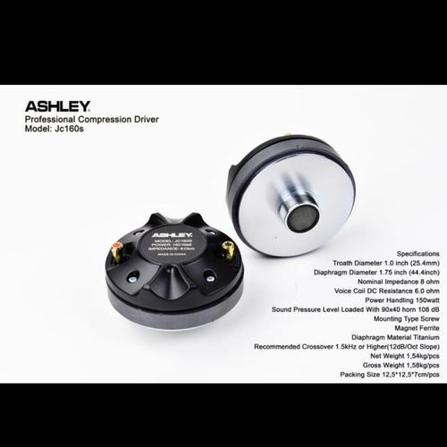 Jual Speker Twiter Driver Tweeter ASHLEY JC 160 S JC160S 150W 150watt ...