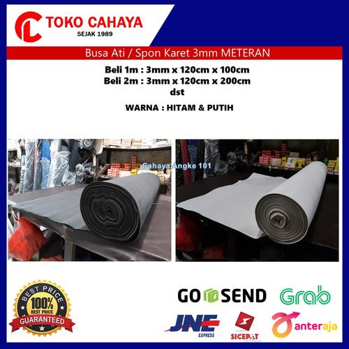 Jual Spon Karet Busa Ati Spon Eva Sponge ROLL 3mm - METERAN - Jakarta ...