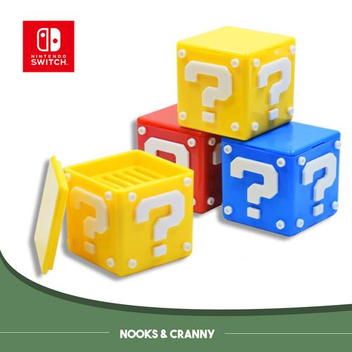 Jual Nintendo Switch Mario Game Cube Storage 12 Slot - Kuning - Jakarta ...