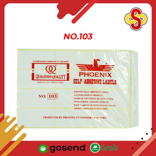Jual Stiker Label Harga Undangan Nama Phoenix No 103 - Kota Surabaya ...