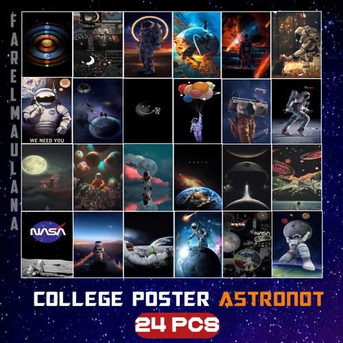 Jual College poster astronot nasa - poster luar angkasa - poster nasa ...