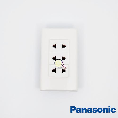 Jual Stop Kontak Triple Panasonic WEJ10919 Plat WEHJ6803W A Mode ...